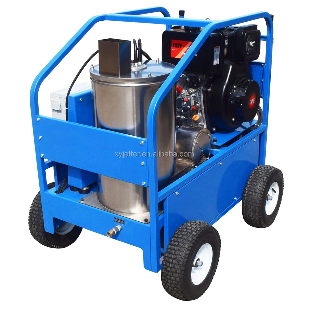 Diesel Heated High Pressure Hot Water Cleaner Plastic Material New ...