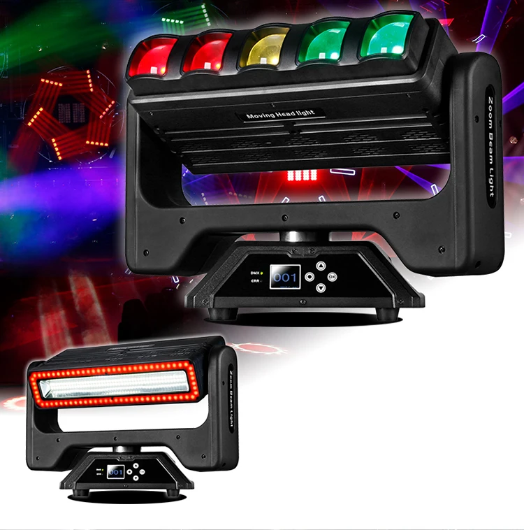 Professional 5x60w Rgbw Quad Moving Bar Led Wash Beam Light Stage Light ...