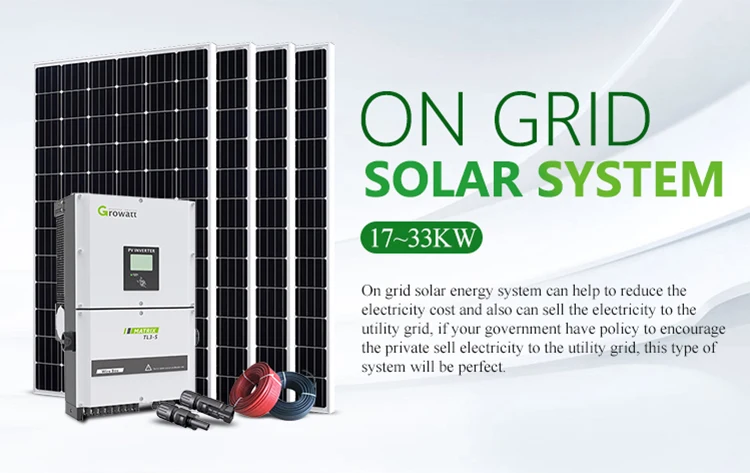 Sunway Solar System Complete Set 17-33kw Photovoltaic On Grid Solar ...