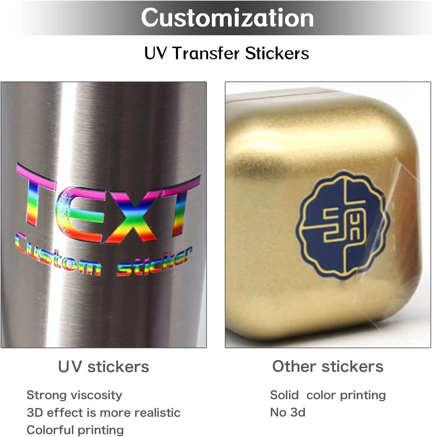 Custom 3D Embossed Gel Labels - Soft Plastic Brand Stickers