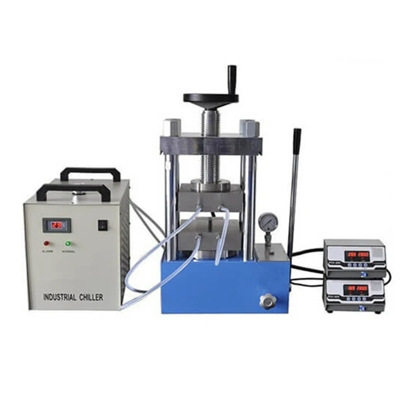 Lab Manual Hydraulic Hot Press Machine With Double Heating Die 300c To ...