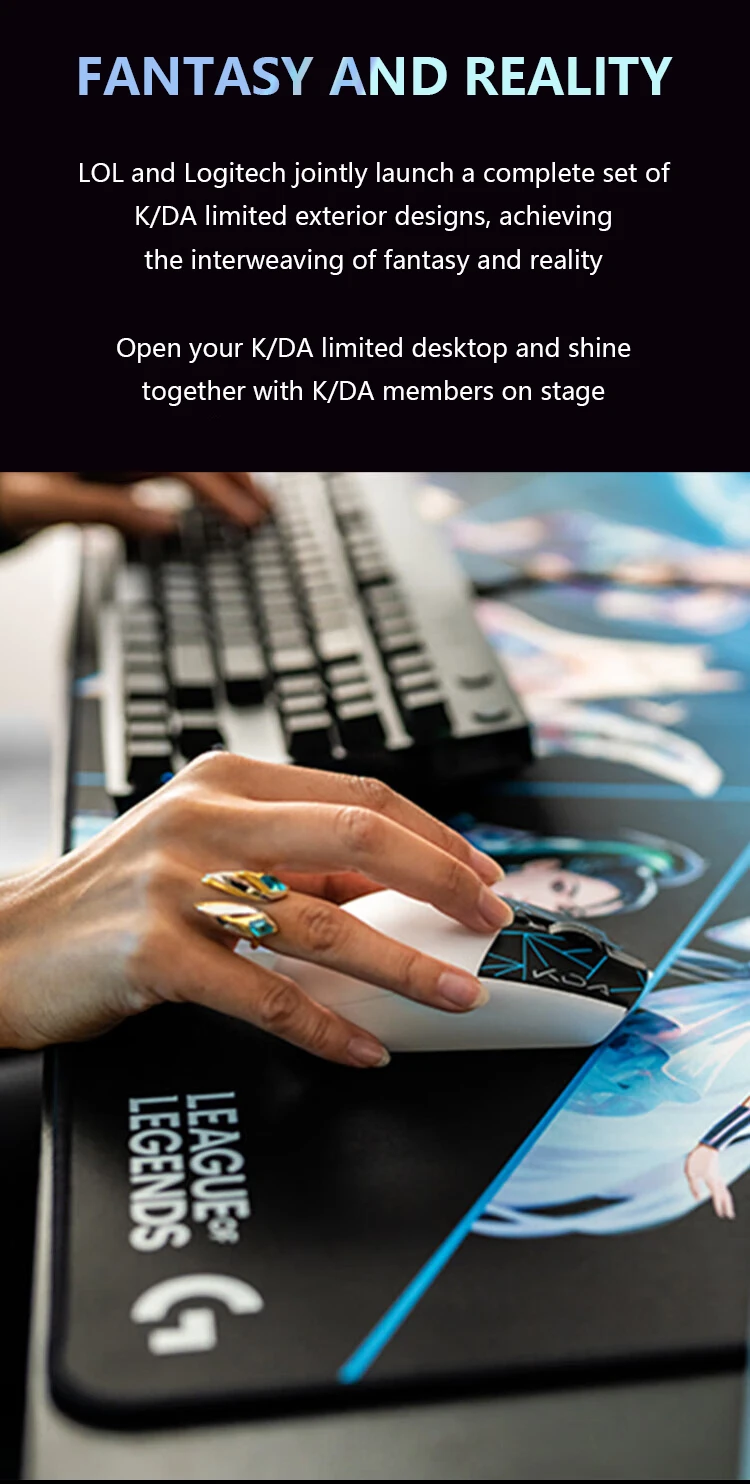 Logitech G304 KDA Wireless Gaming Mouse - Customized Edition, 400 IPS ...