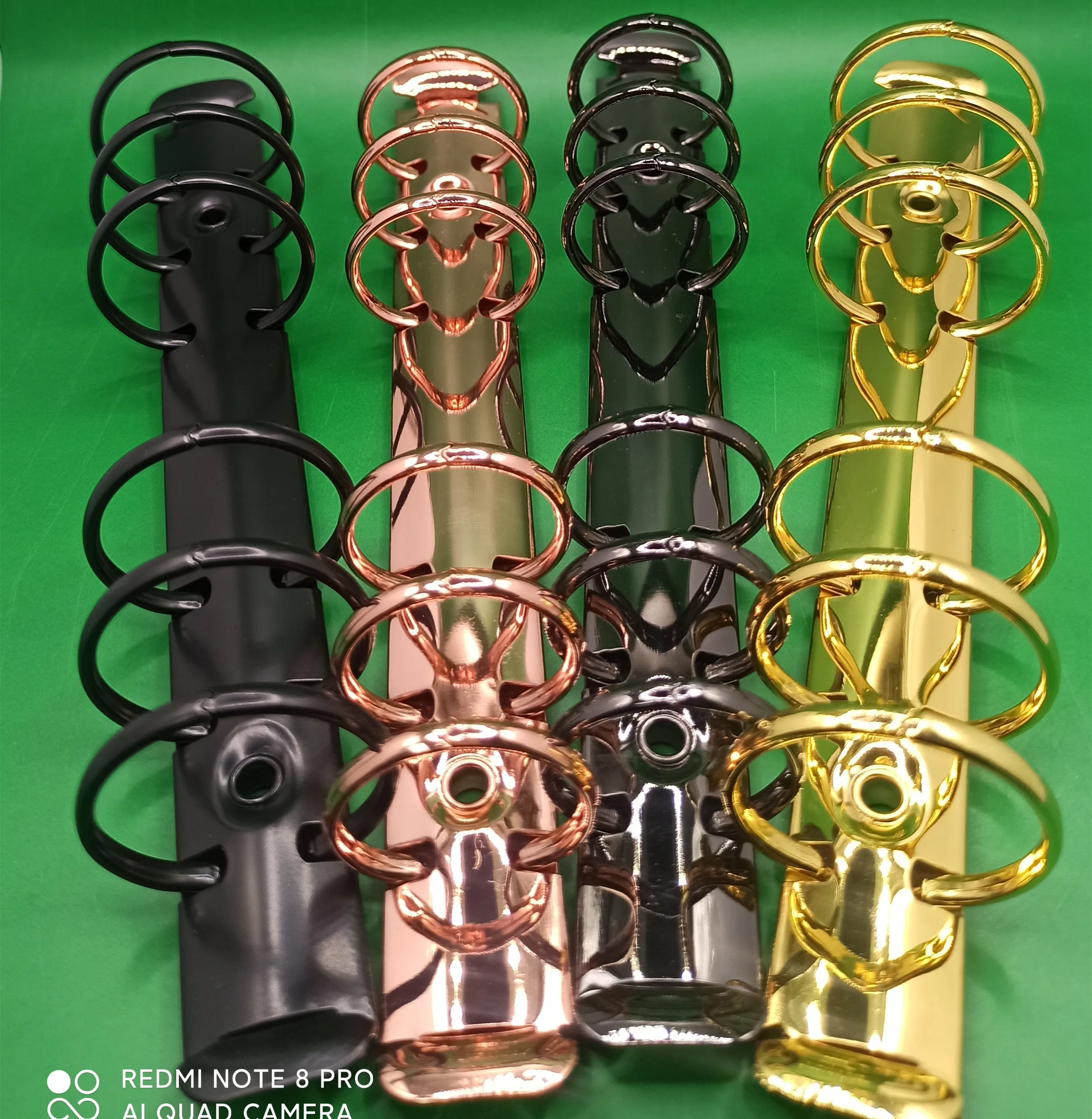 Bronze Metal Ring Binder Clips for DIY Albums & Scrapbooks