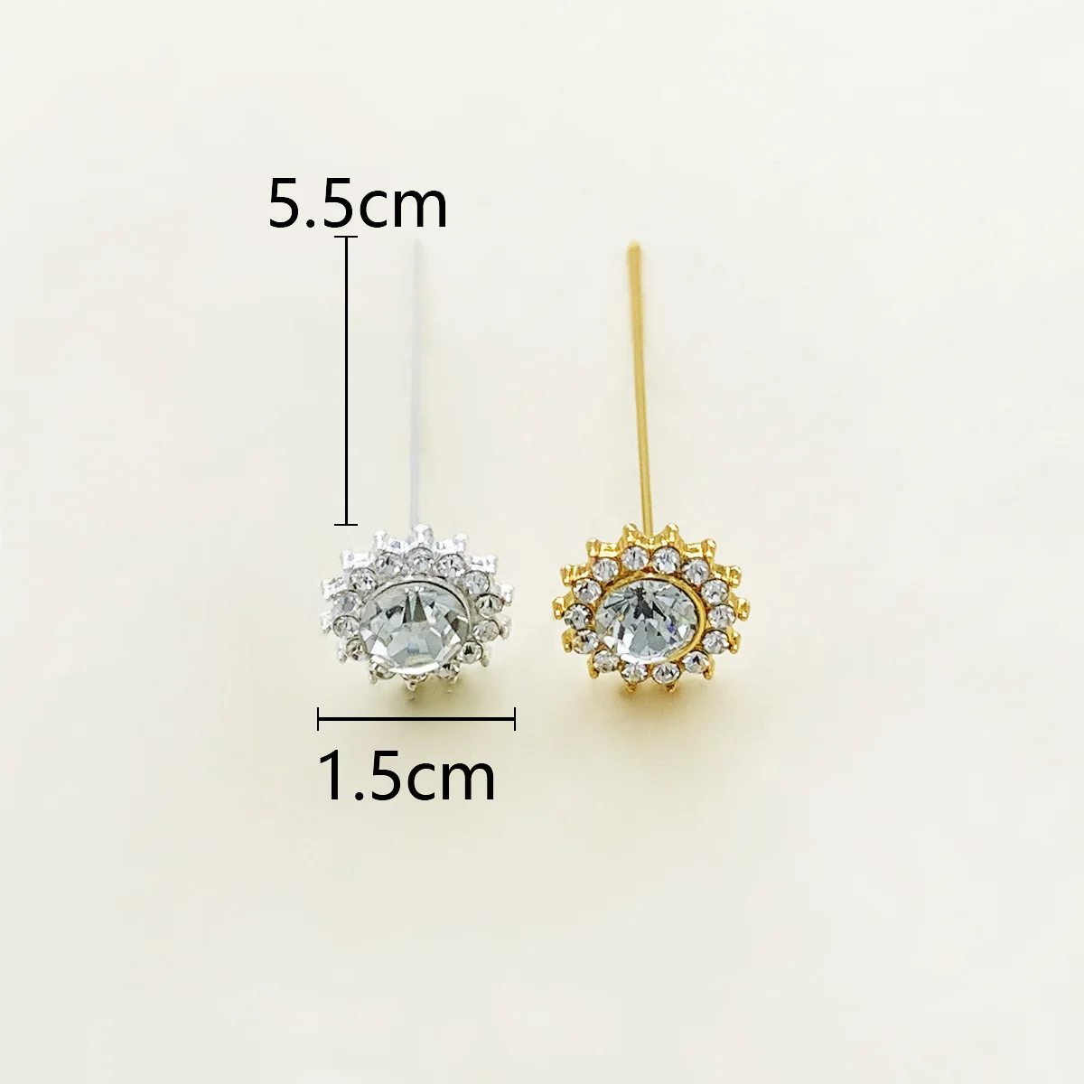 Diamond Pins Rose Decorative Pin Wedding Flower Decoration Positioning ...