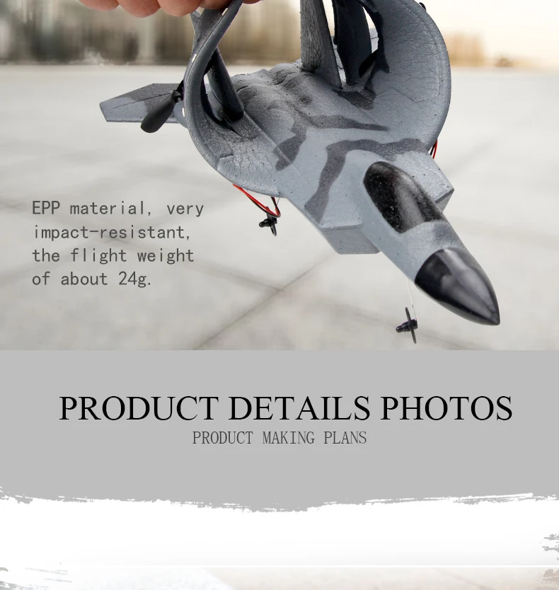 Giant Epp Foam Rc Glider Airplane - Buildable Plastic Model