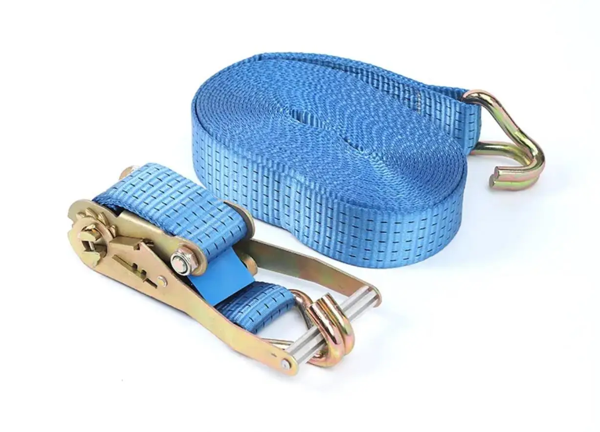 Custom Size and PVC Label Heavy Duty Ratchet Strap Tie Down Lashing ...