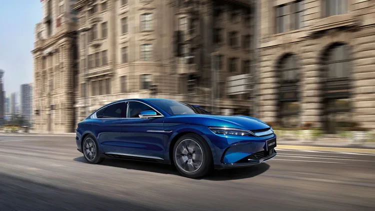 2023 Byd Electric Car Adult Ev Car New Energy 610km Green Byd Han Ev ...