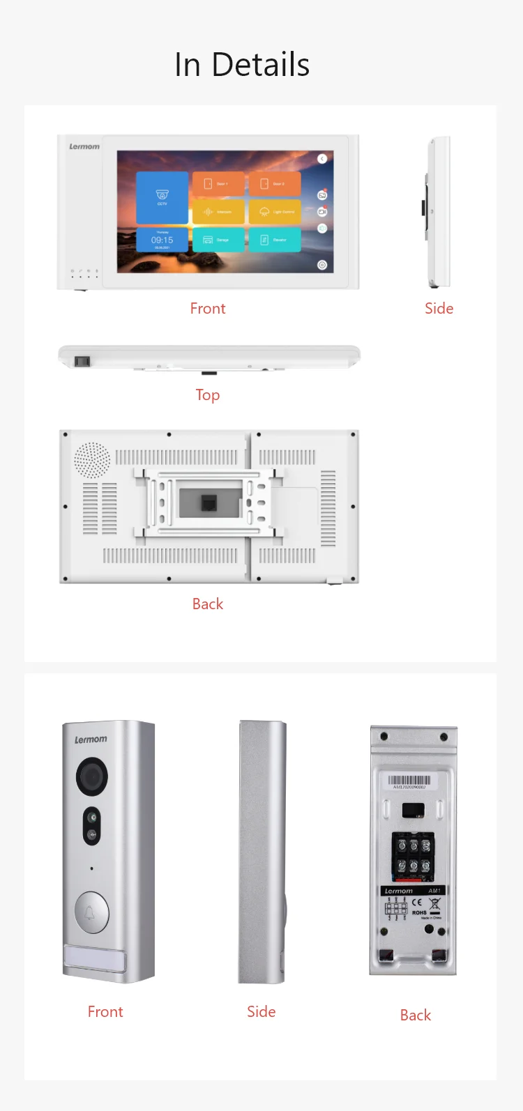 Lermom LT4 Video Intercom System - Secure Multi-Apartment Buildings Lermom LT4 Video Intercom System - Secure Multi-Apartment Buildings