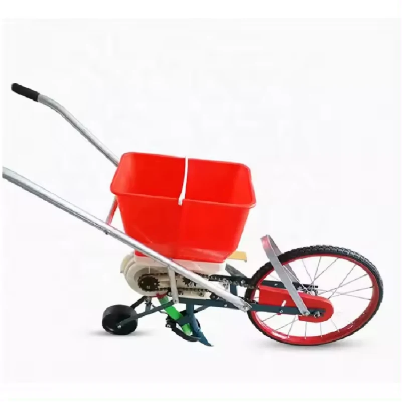 Hand Pushed Corn Bean Planter With Fertilizer Maize Soybean Sorghum Wheat Seeder Manual Seed ...