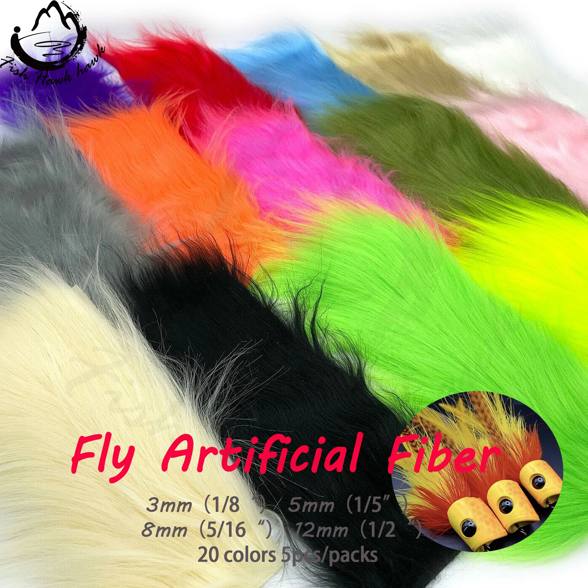 Wholesale 20 colors Fly artificial fiber fox hair For Fly Tying material| Alibaba.com