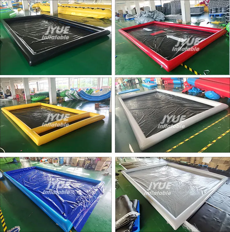 Heavy Duty Inflatable Car Wash Mat Cleaning Garage Plastic Floor ...