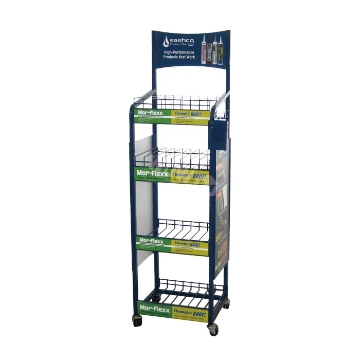 Free Standing Point Of Sale Metal Display Stand,Metal Display Rack ...