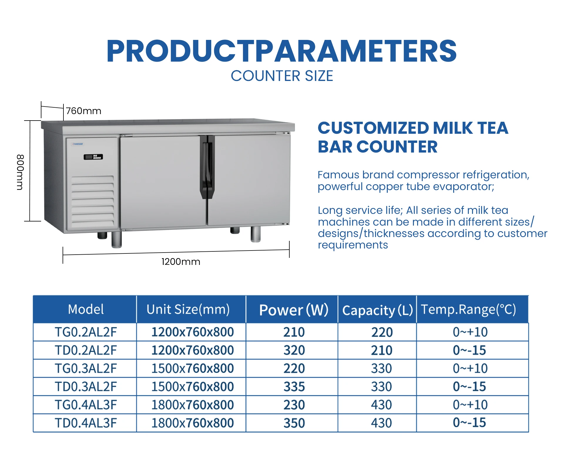 New Design Commercial Automatic Bubble Tea Counter Customize Drink ...