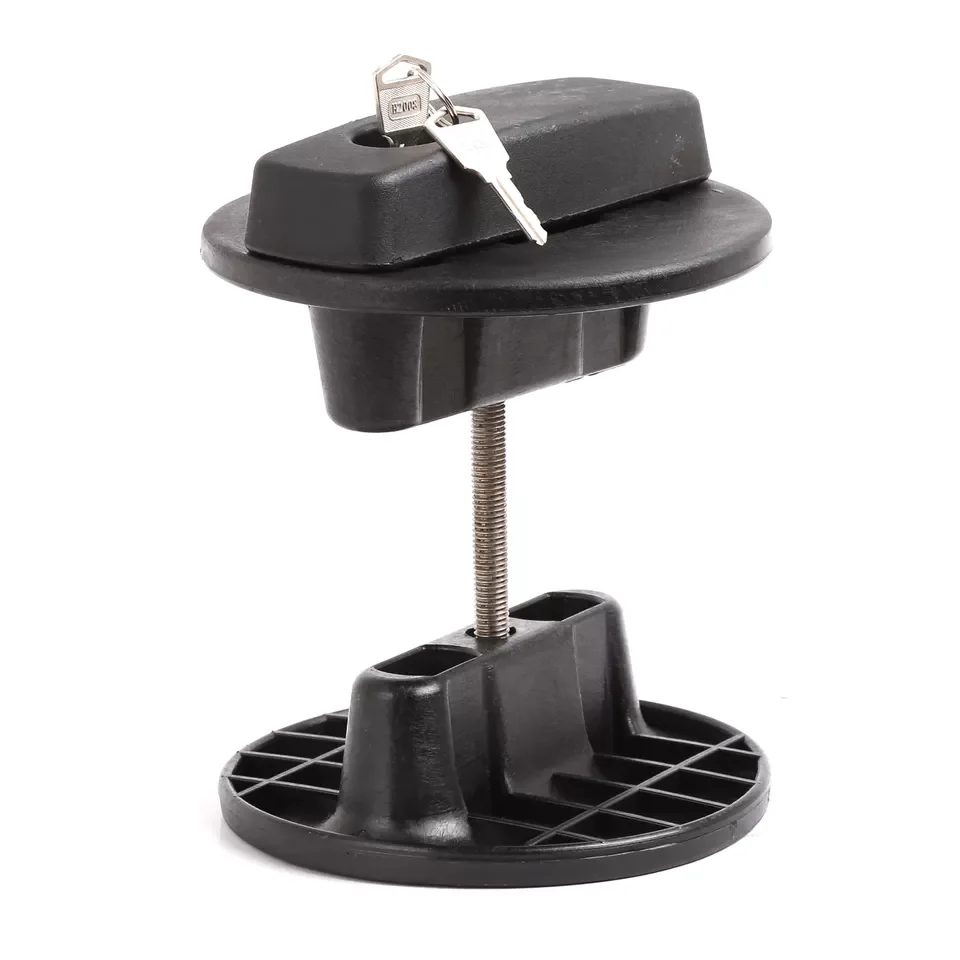Car Updated Lock Clamp With Key For 30l Fuel Oil Tank Mount Bracket ...
