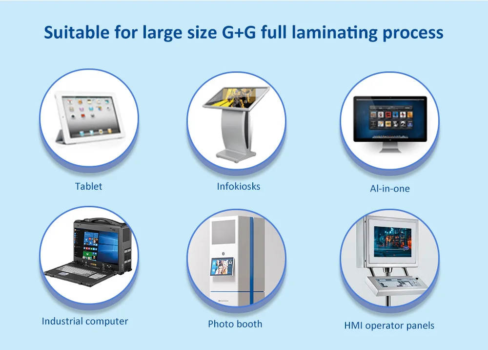 G+g Bonding Vacuum Laminator Machine For Big Car Dvd Touch Digitizer ...