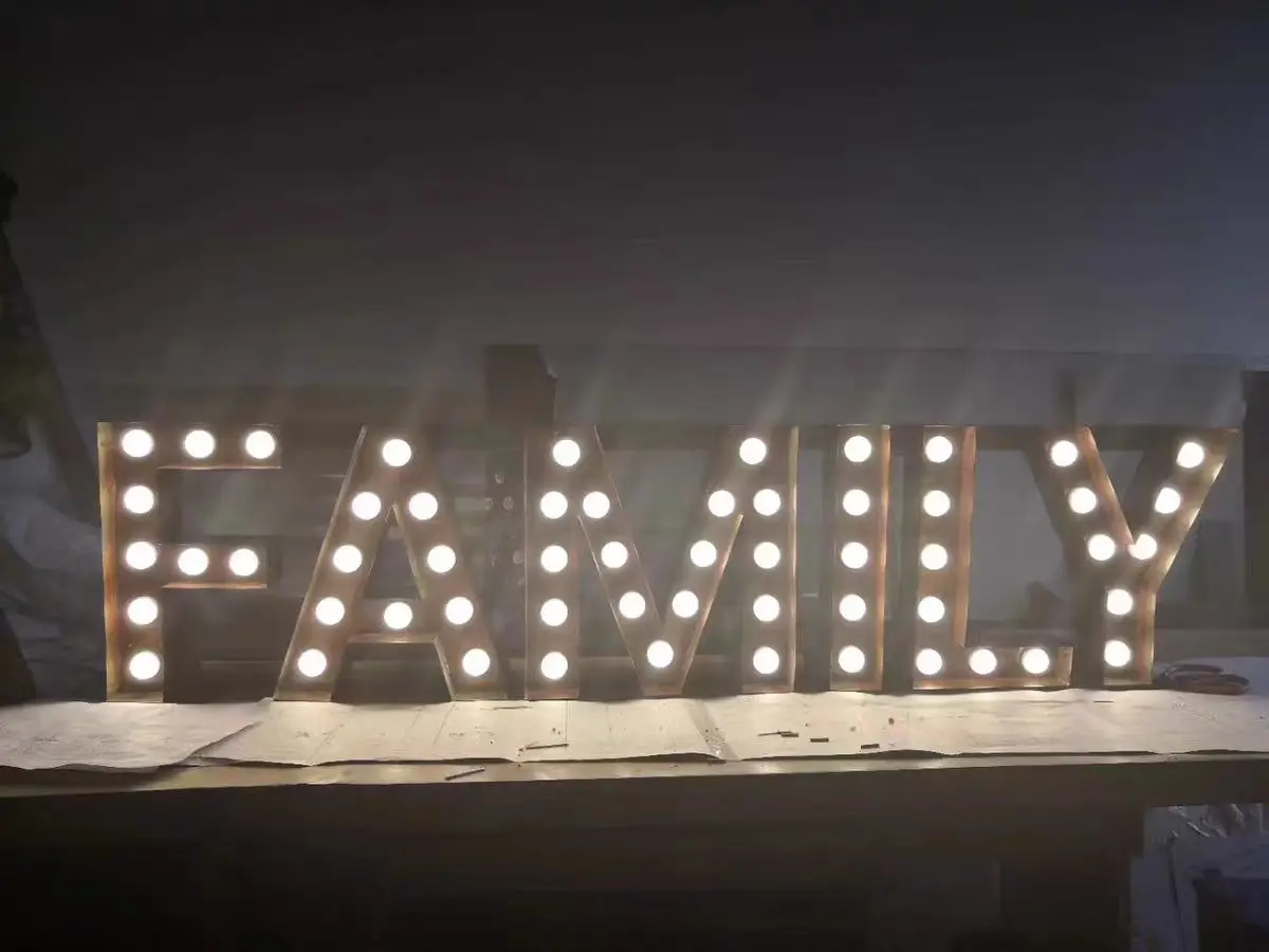 Stainless Steel Lit Letter Signs - Customizable LED Lights