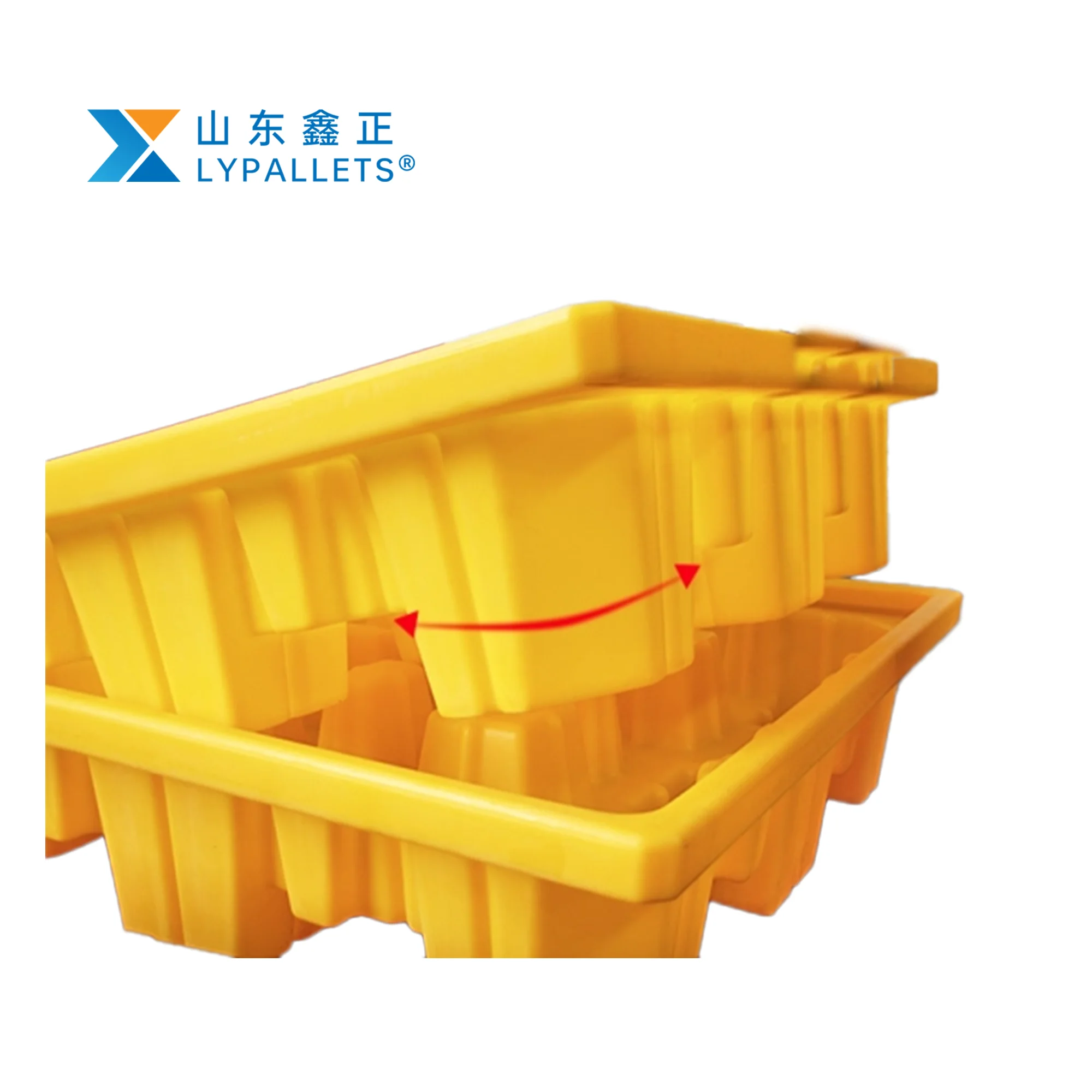 Containment For Chemical Oil Storage Hdpe High Quality Yellow Twin Ibc ...