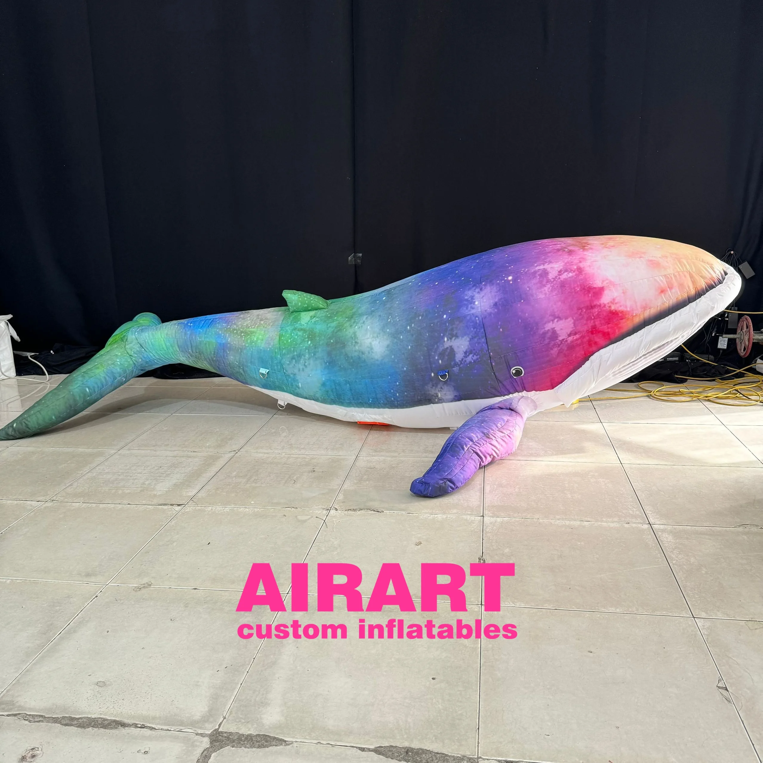 3m Inflatable Whale Balloon - Customized Model & Printing