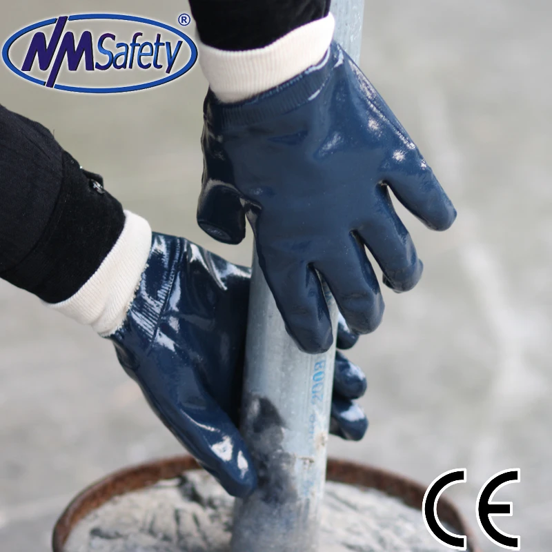 Superior Mining Gloves - NMSAFETY ANSI Nitrile Coated Gloves