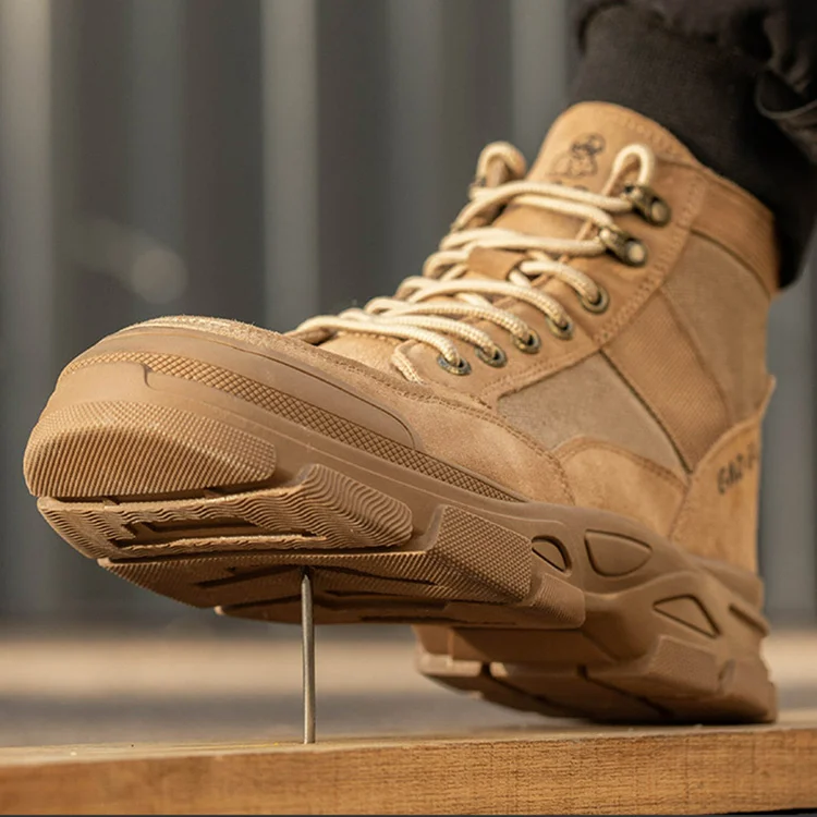 Dust Resistant Cerebral Cortex Boots For Men Mens Labor Insurance Steel ...