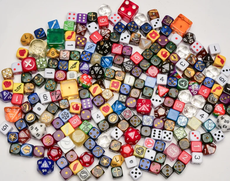 Hot Selling All Kinds Of Colorful Indented Custom Blank Dice - Buy ...