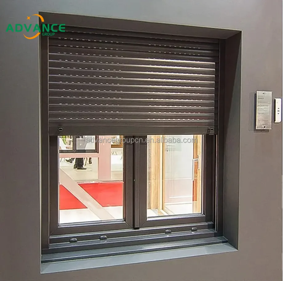 Modern Aluminum Roller Shutter Garage Door - Thermal Insulated, Wind ...