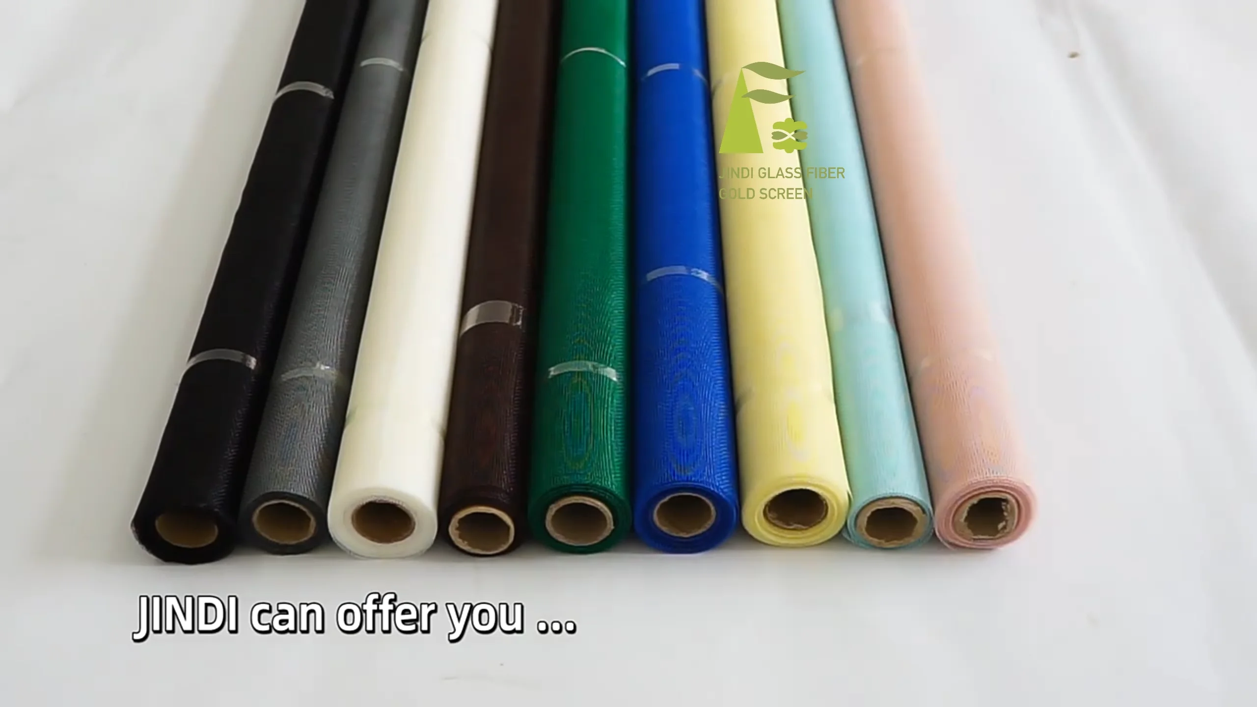 Jindi Iso Reach Approved White Color Window Insect Screen Fiberglass ...