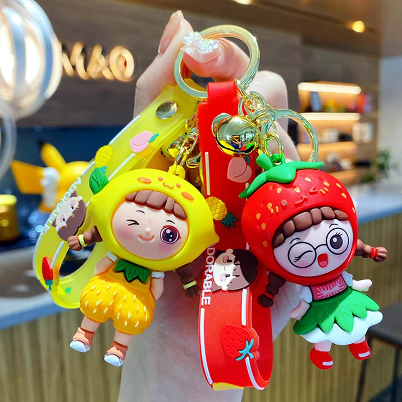 High Quality Custom Cartoon Animal Soft Rubber Keychain Free Design ...