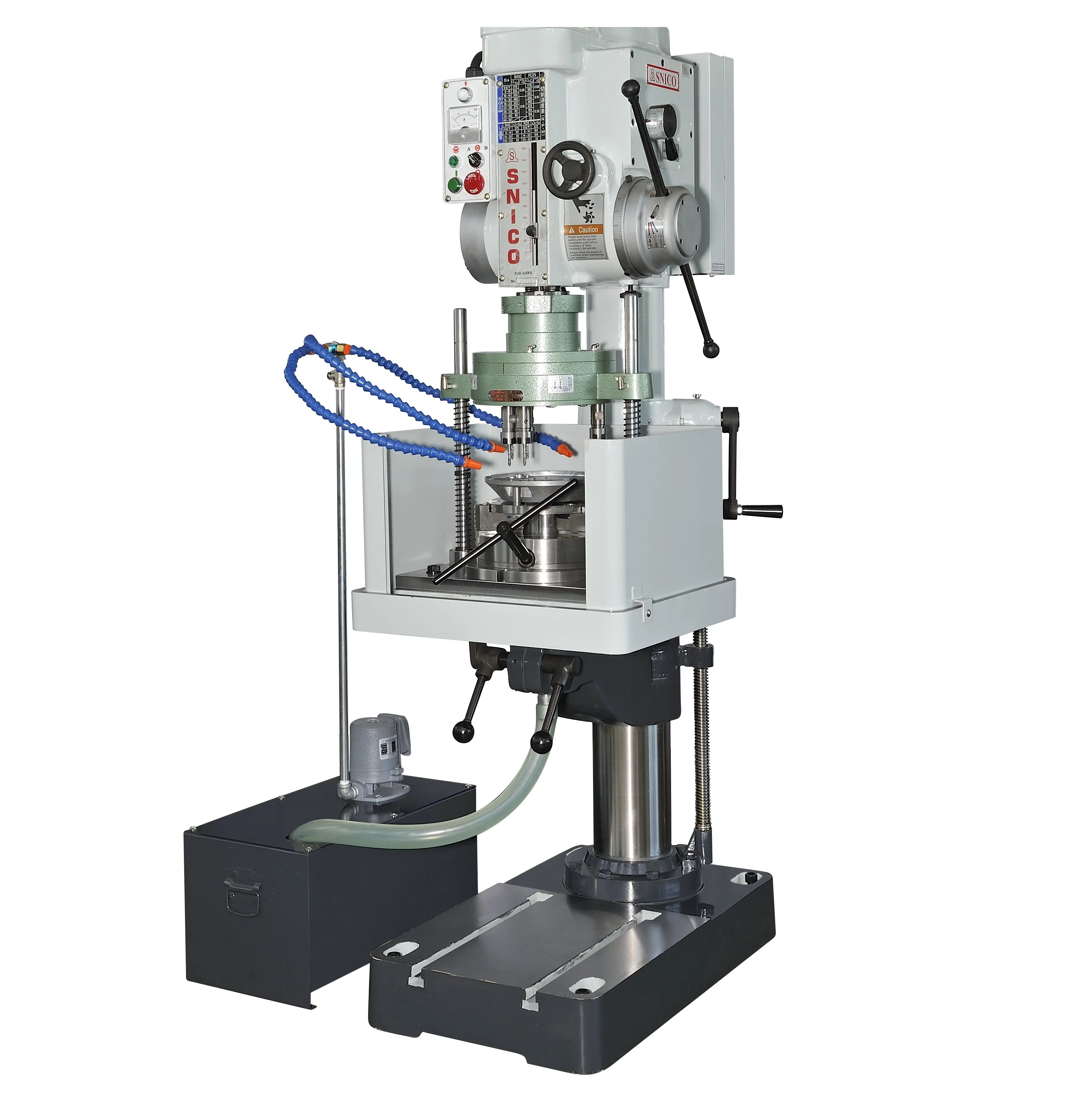 Column Drilling Tapping Machine Square Table 460x560mm Gear Drive ...