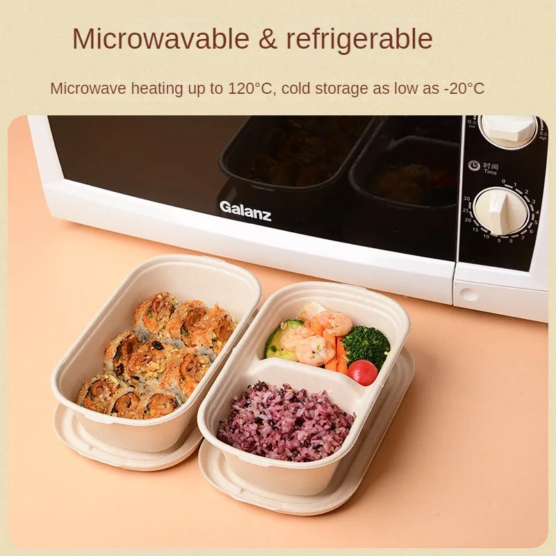 Compostable Biodegradable Envase Sugarcane Clamshell Disposable Sugar ...