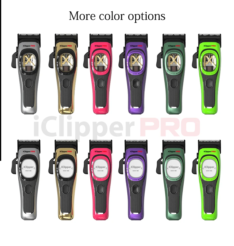 IClipper-HX01 Professional Hair Clipper with Magnetic Motor & DLC Blade ...