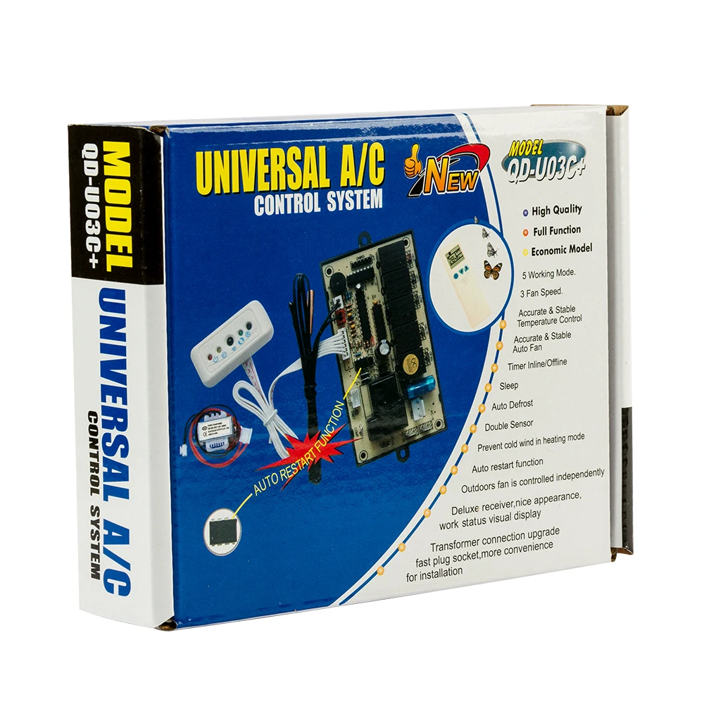 QUNDA QD-U03C+ Air Conditioning PCB Control Board - 1 Year Warranty