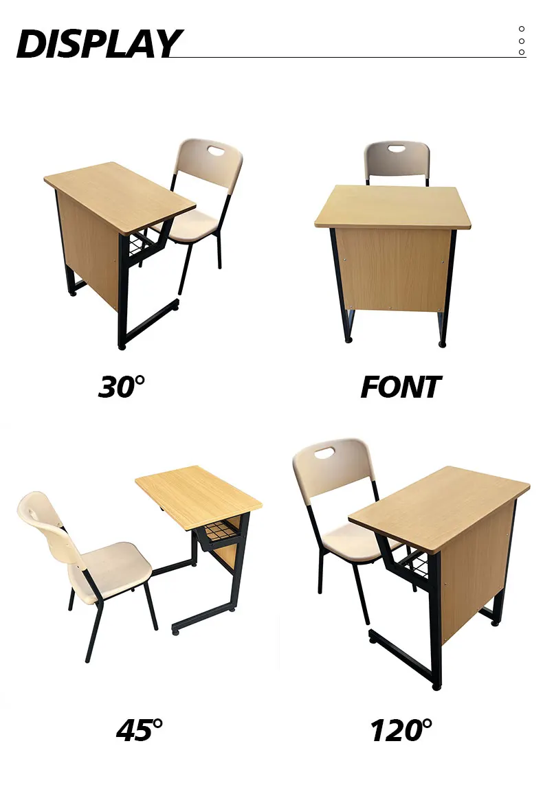 Philippines Style Classroom Desk and Chair Set for Students