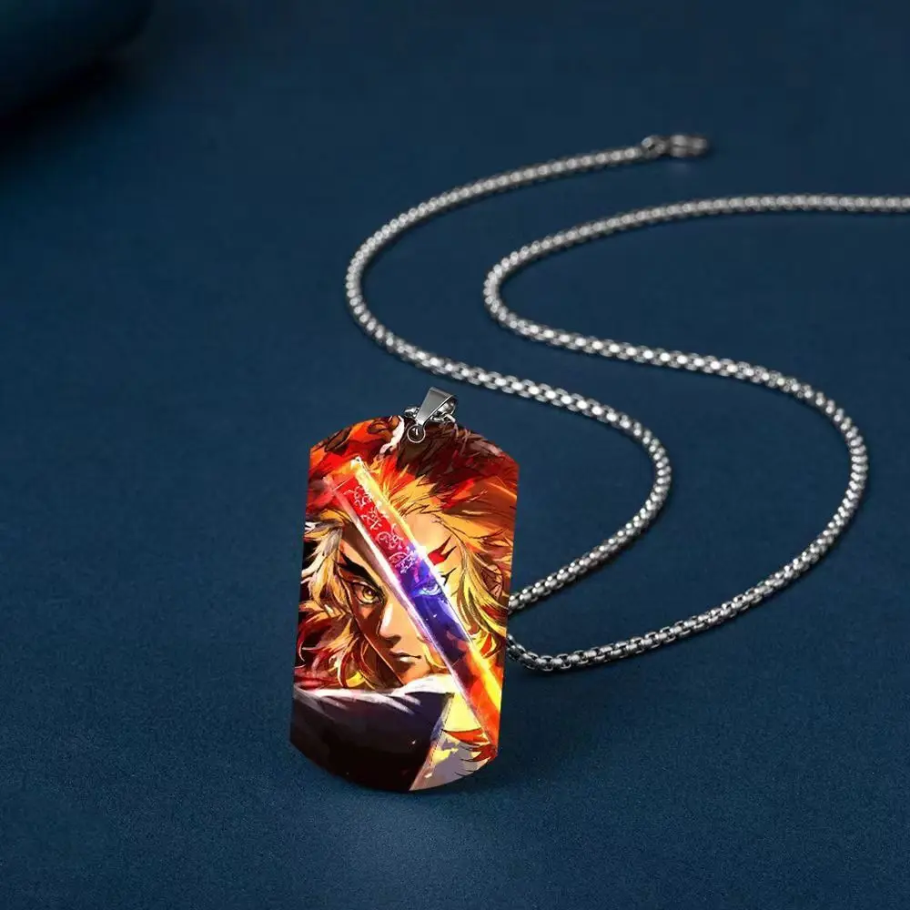 Anime Acrylic Keychains - Collectible Demon Slayer Necklaces