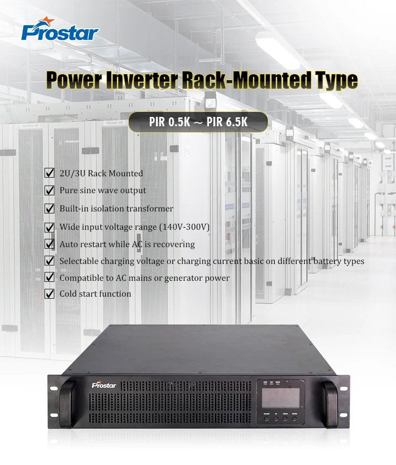 1800W 24V Rack Mounted off-Grid Inverter - Pure Sine Wave