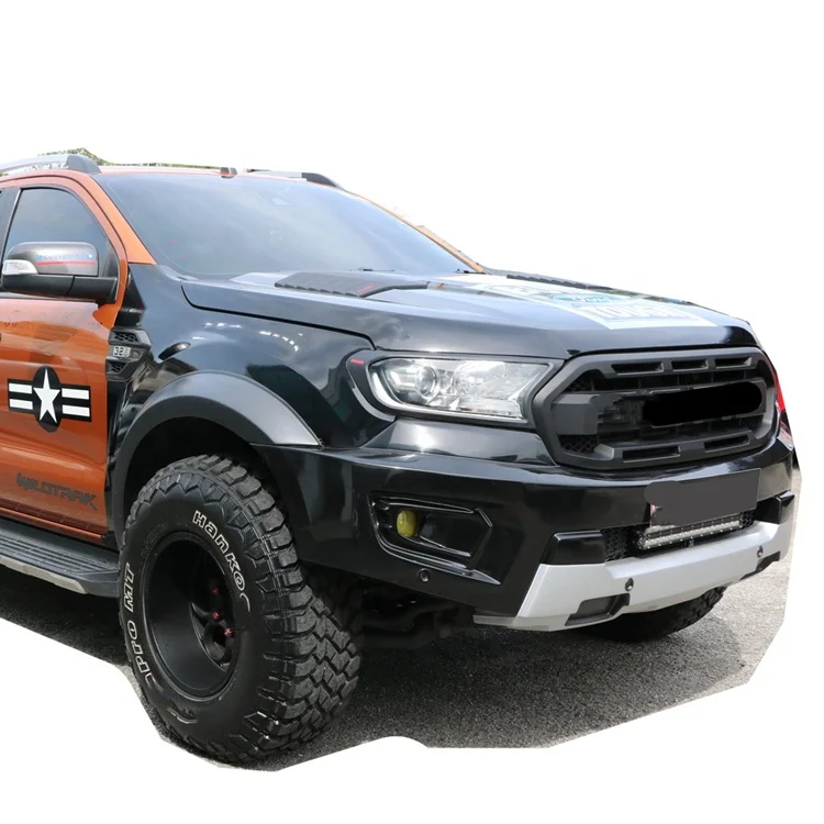 For Ranger 2015+ Upgrade To Raptor 2018 Body Kit Face Lift Wide Style ...