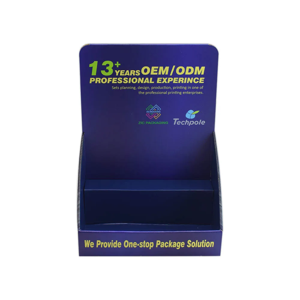 Custom Color Printed Retail Promotion Folding 3 Tiers Cardboard Paper ...