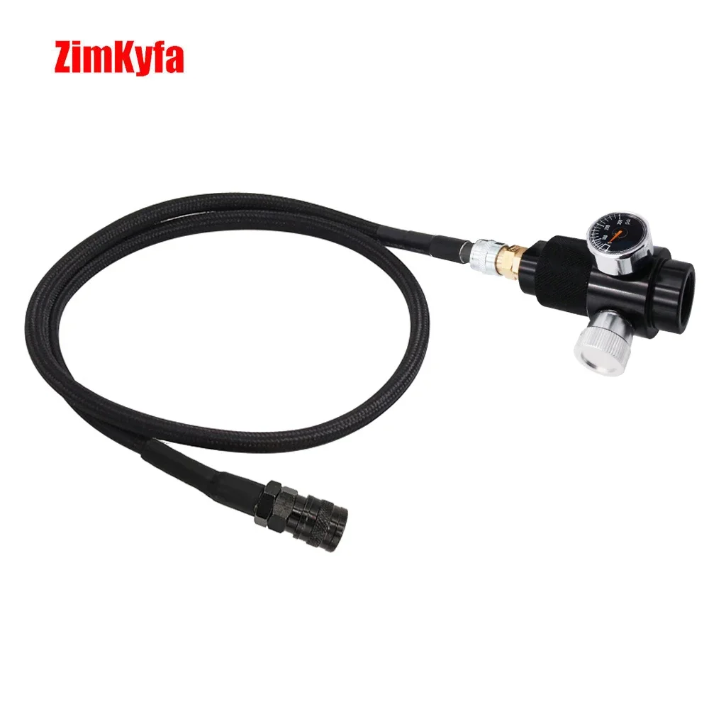Hpa Slp Flex Co2 Regulator Valve W/100cm Low Pressure Remote Hose Coil ...