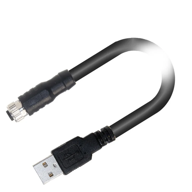 Waterproof M8 M12 3 4 5pin Male Female To Usb Overmould Cable Connector ...