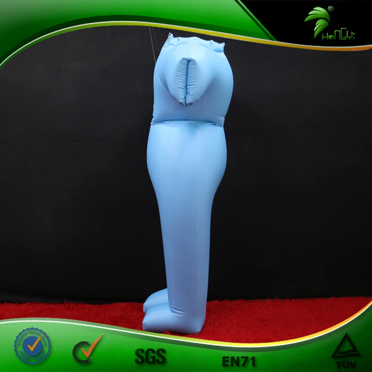 Hongyi Custom Inflatable Blue One-Piece Cloth With Zipper Inflatable ...