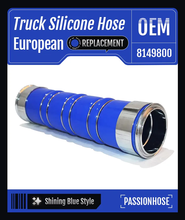 Flexible Heavy Duty Truck Hump Silicone Hose OEM 8149800 Charge Air ...