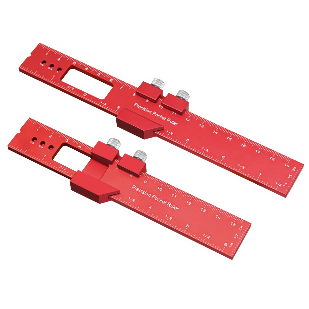 Custom Precision Pocket Ruler T-type Scribing Carpenty Square T Track ...