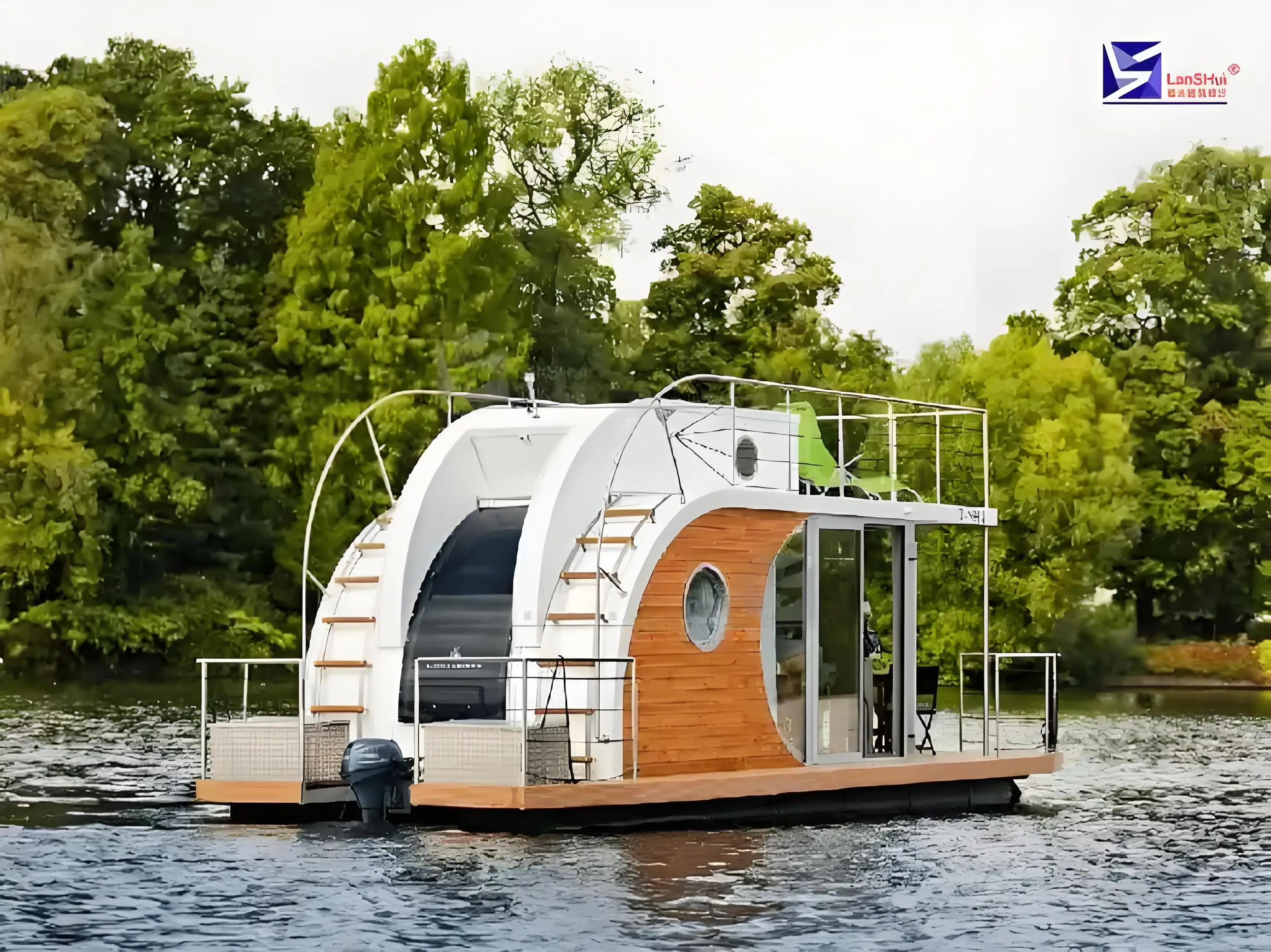 Luxury Aluminum Alloy Yacht Houseboat High-Performance Leisure Family ...
