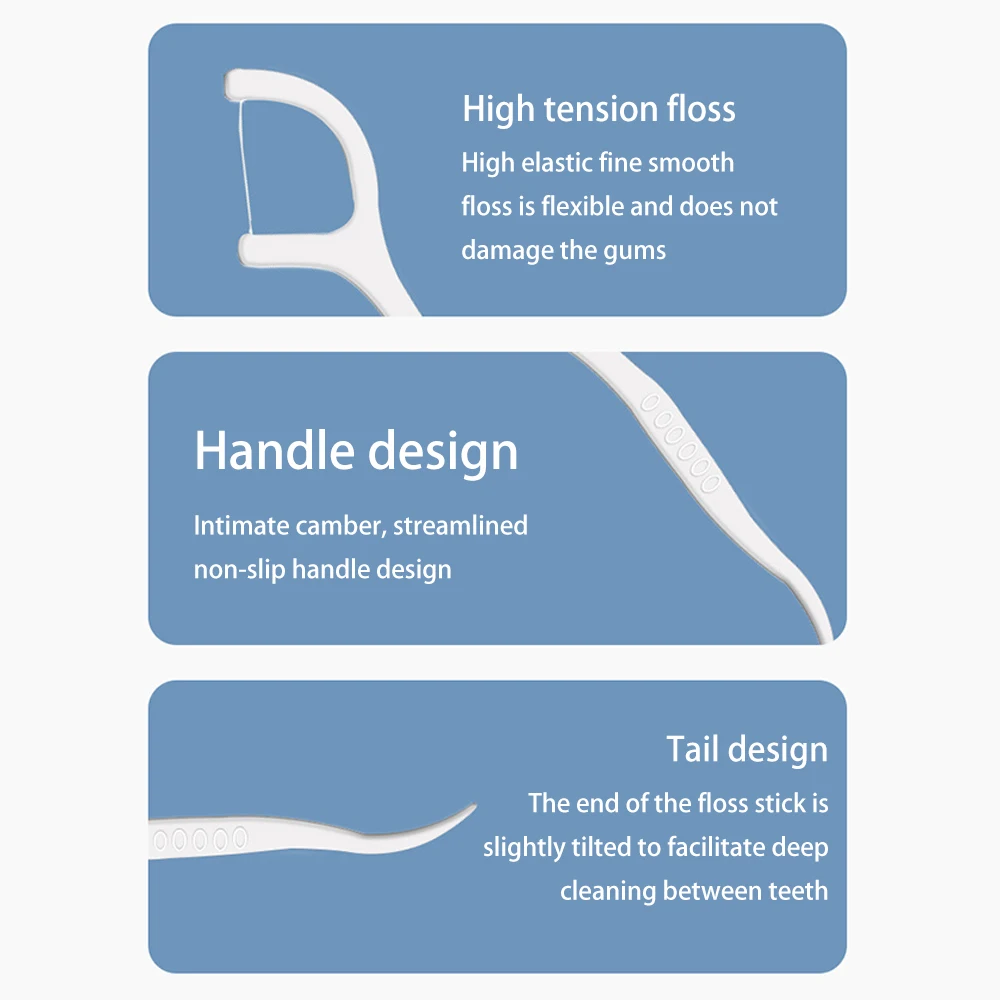 Professional Clean Flossers Extra Strong Flosser Pick For Adults & Kids ...