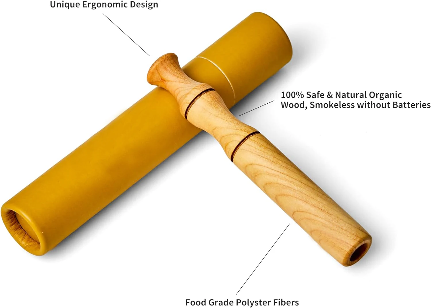 Quit Smoking Inhaler - Wood Aromatherapy for Home Decor