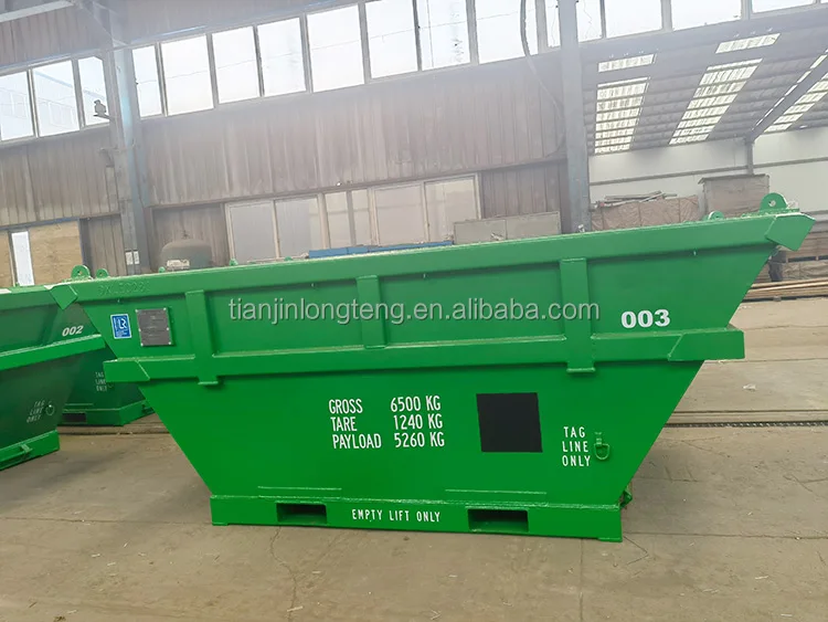 13ft Boat Ship DNV 2.7-1 Standard 6.5 Cbm Rubbish Bin