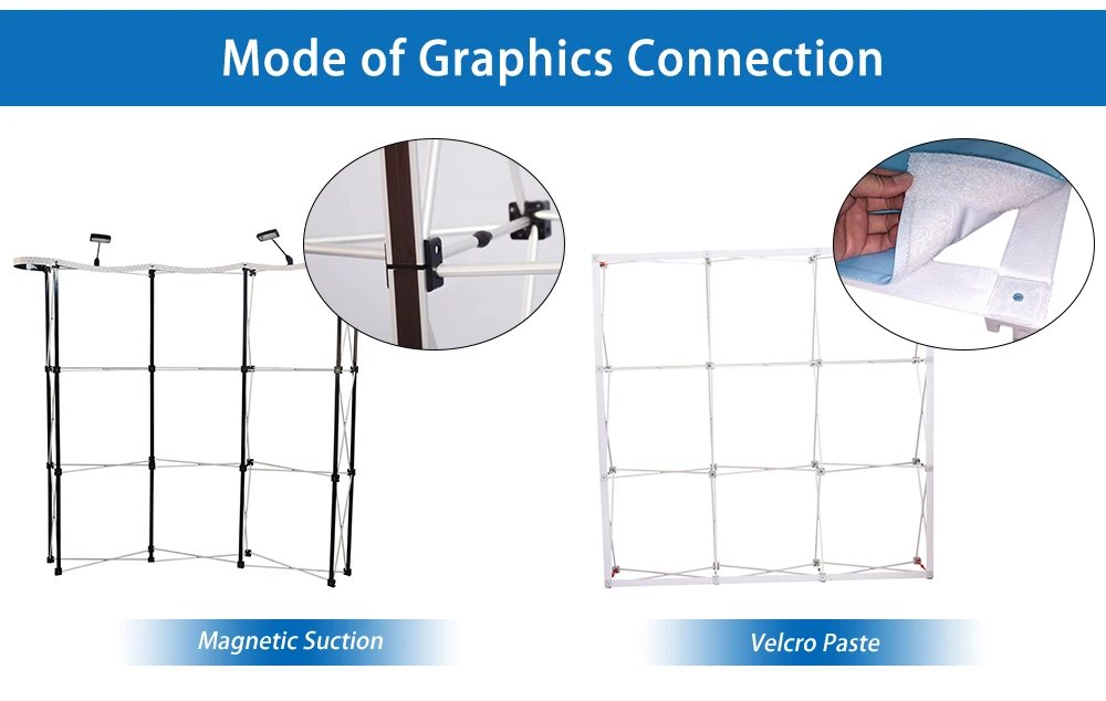 Cheap 4x3 Promotion Portable Backdrop Custom Fabric Pop up Booth ...