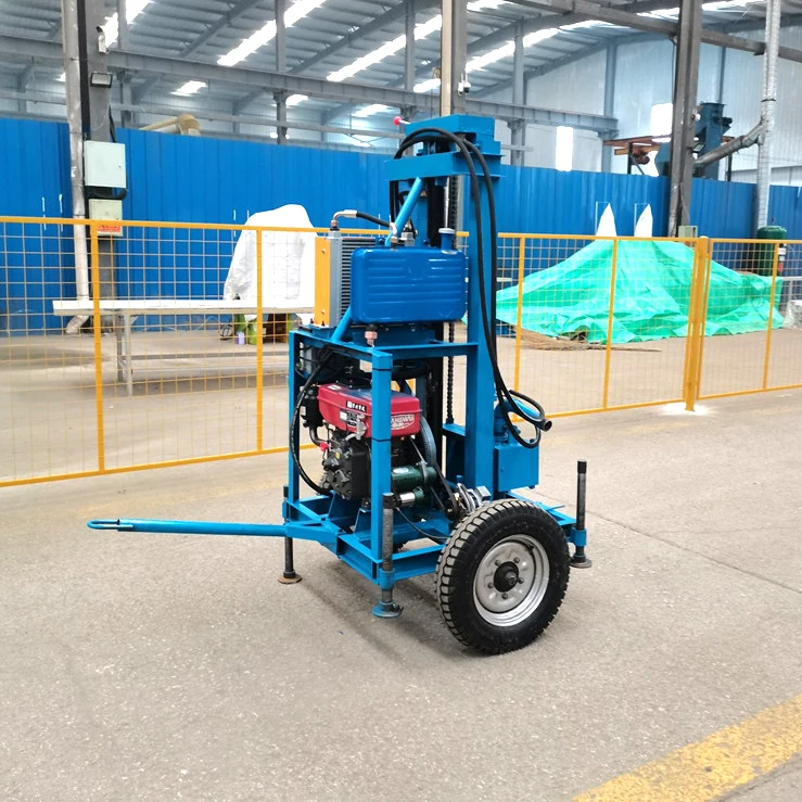 Diesel Water Well Drilling Rig 30m 50m 100m 150m 200m Mining Drilling ...