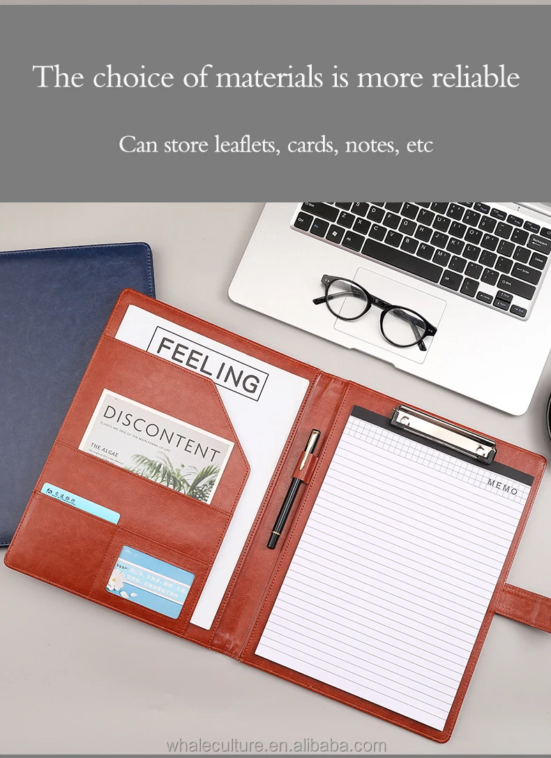 Wholesale Factory Price - Custom Embossed Conference Folders