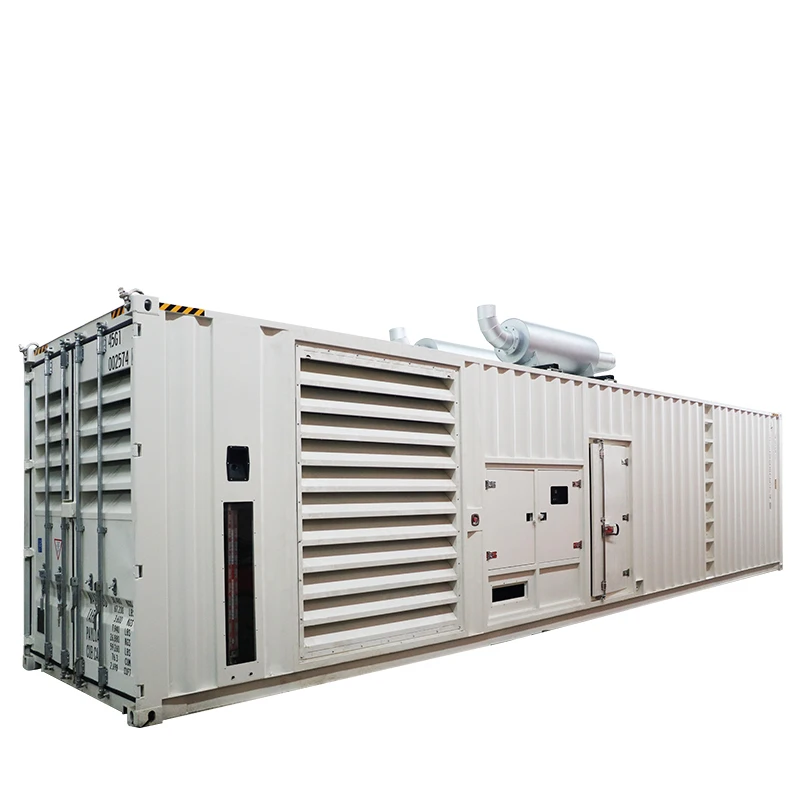 1200kw 1500kva genset diesel generator container type 1.5mva outdoor ...